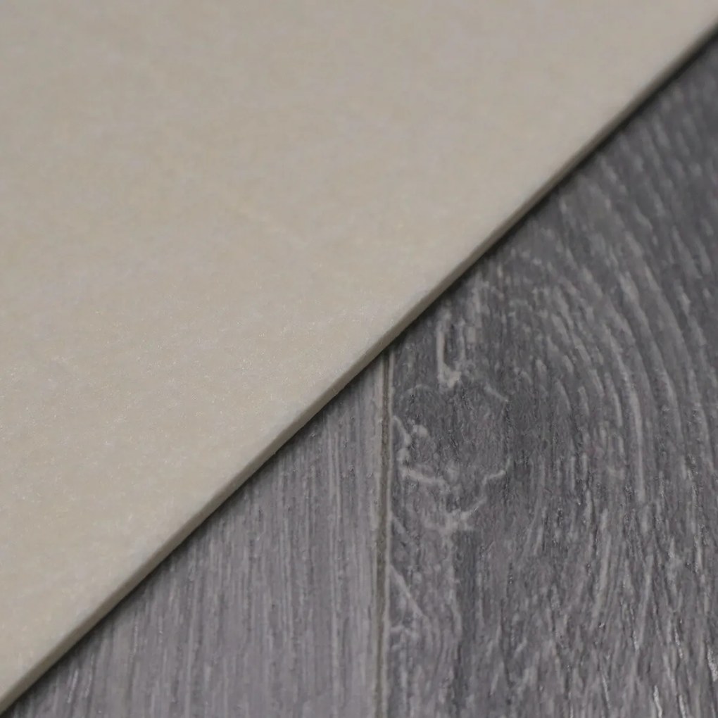 Gerflor, PVC podlaha - lino AladinTex Ultra 1442 Valencay pecan, na míru, šíře 4m, šedá, filc, chodba / předsíň