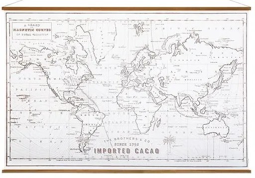 Nástěnná dekorace Mapa světa 110x2x73 cm, více druhů