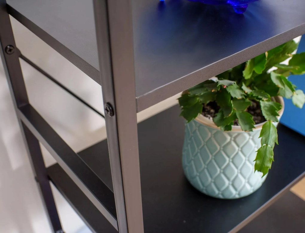 Regál Loftys R4 60 cm černý