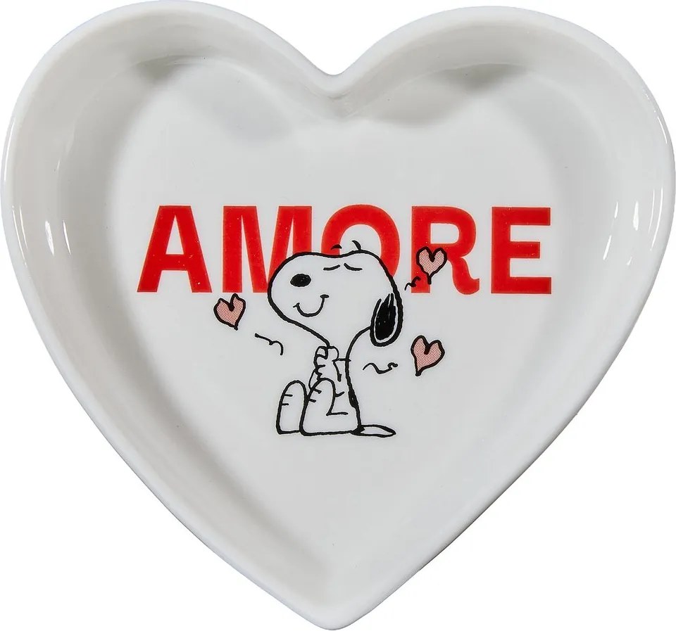 PEANUTS Talířek na šperky srdce "Amore" 10 cm