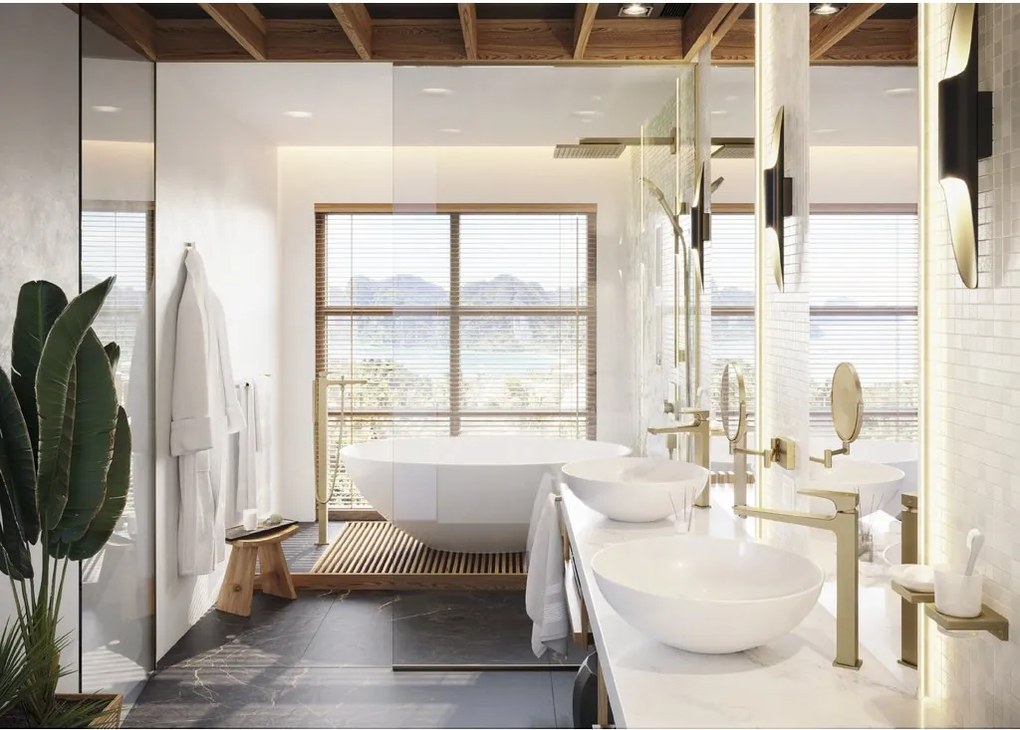 Hansgrohe AddStoris, miska na mýdlo, kartáčovaný bronz, HAN-41746140