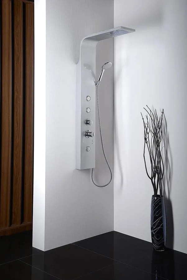 Aqualine Aqualine, TUSA sprchový panel s baterií, 1400 mm, hliník, SL680