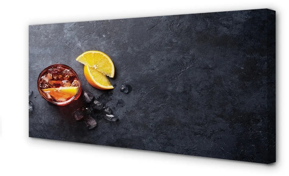 Obrazy na plátně Ledový čaj citron 120x60 cm
