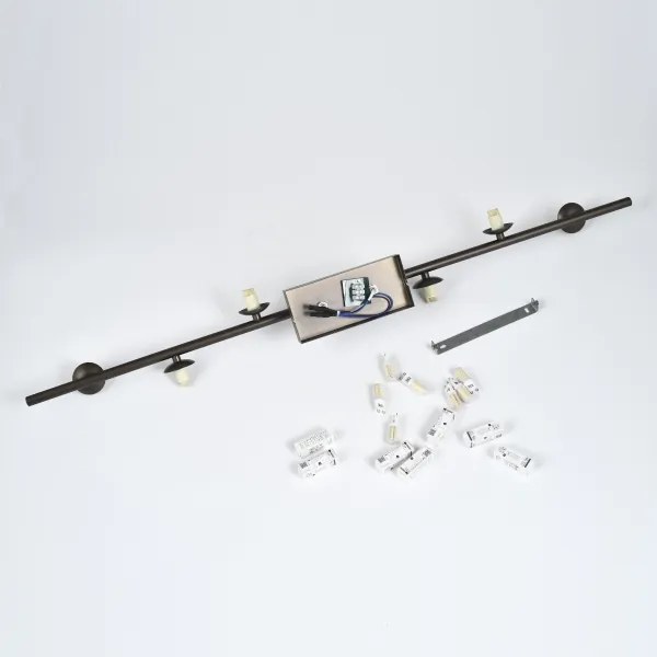 Brilagi - LED Přisazený lustr MILLA 7xG9/3W/230V hnědá/kouřová hnědá