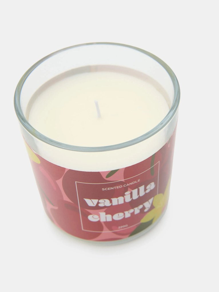 Sinsay - Vonná svíčka Vanilla Cherry - světle fialová