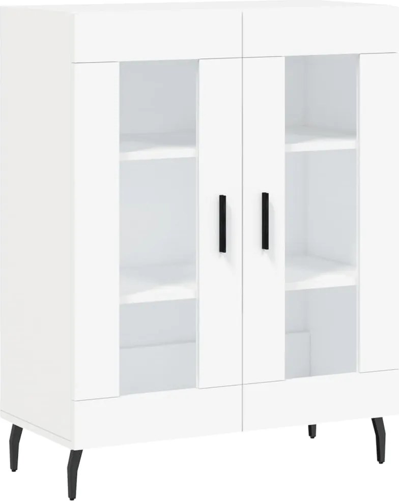 Skříň highboard bílá 69,5 x 34 x 180 cm kompozitní dřevo 3195747