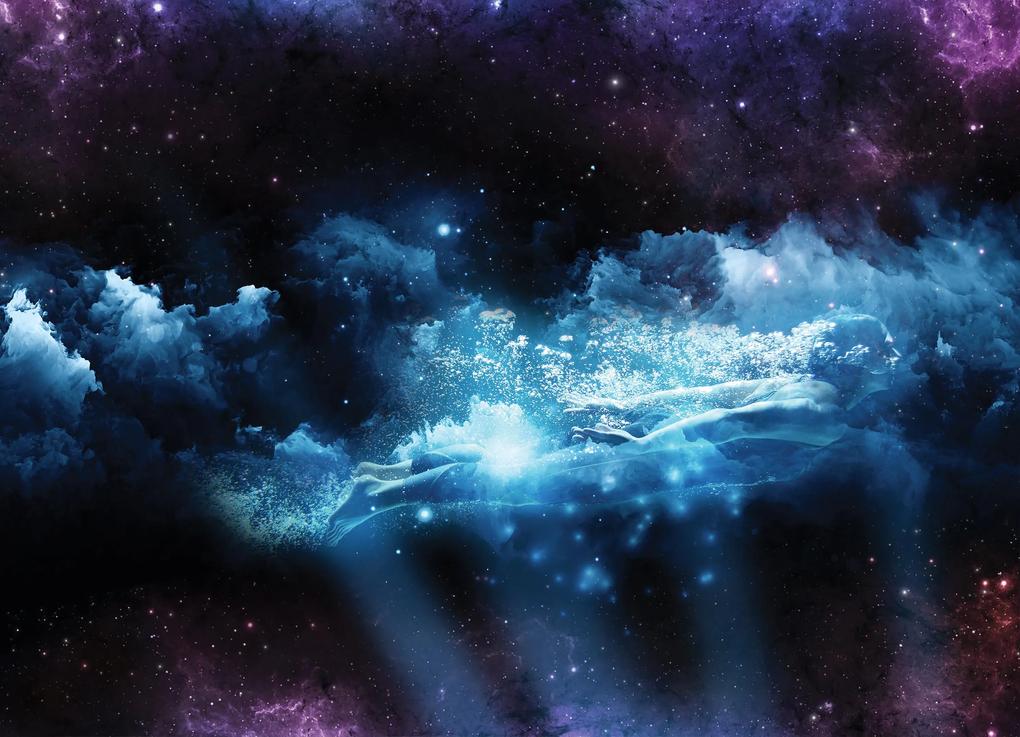 Malvis ® Tapeta Potápění se vesmírem Vel. (šířka x výška): 288 x 200 cm