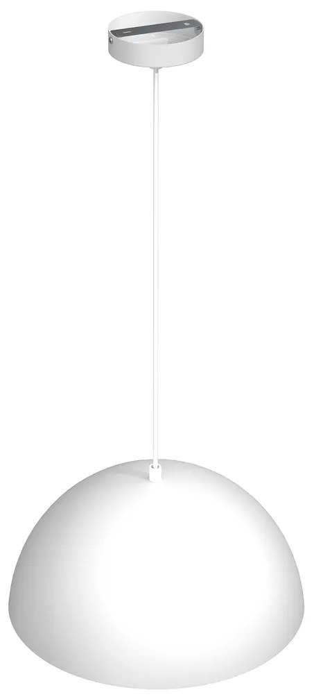 Závěsné svítidlo Beta, 1x zlaté/bílé kovové stínítko, (fi 35cm), w