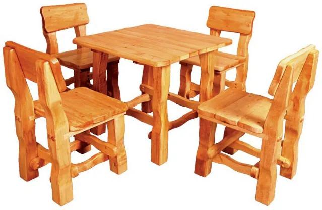 Zahradní stůl MO213 (Barva dřeva: Ořech)