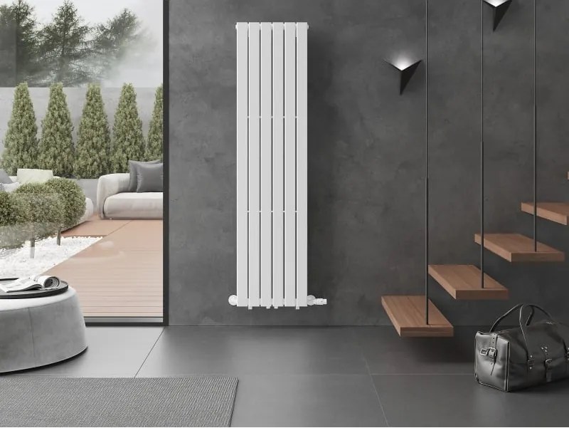 Mexen Boston dekorativní radiátor 1800 x 452 mm, 888 W, bílý - W213-1800-452-00-20