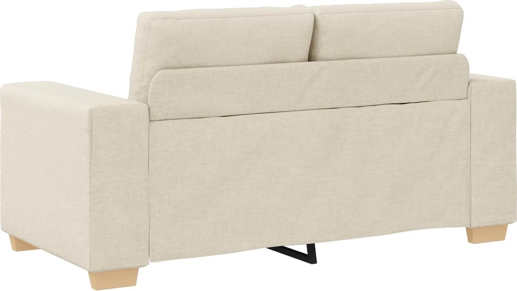 Pohovka 2 ks Béžová Lněná směs 3324687