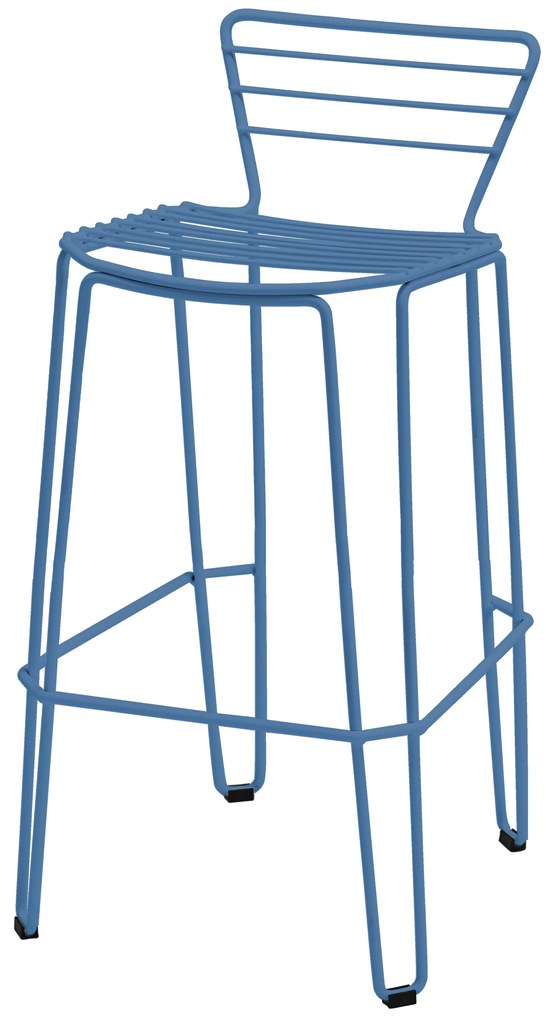 ISIMAR - Barová židle MENORCA nízká - tmavě modrá
