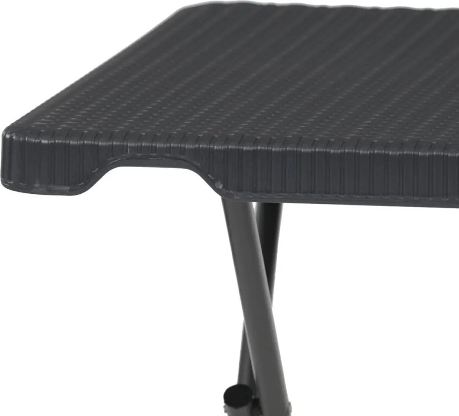 Zahradní set 1+2 AZS-L2161 GREY, plast, šedá