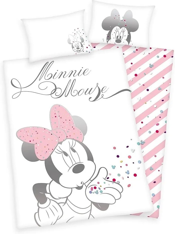 Herding Povlečení pro miminka Minnie Mouse 100x135/40x60cm