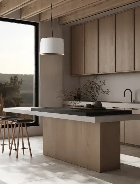 LED bílo-černé designové svítidlo Atil