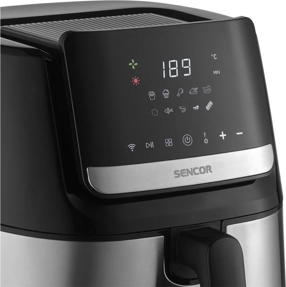 Sencor SFR 6600SS - Chytrá horkovzdušná fritéza