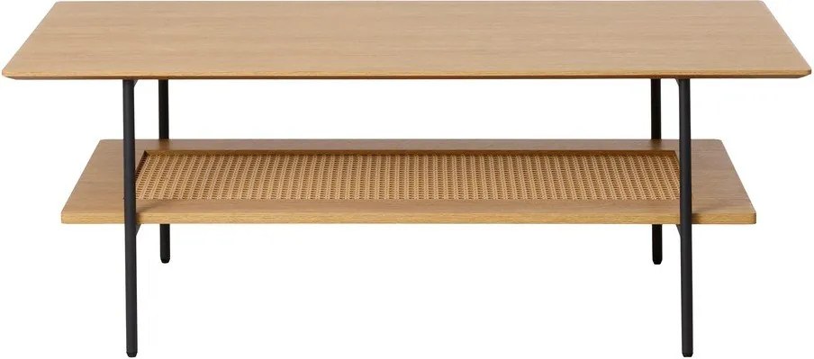Konferenční stolek v dekoru dubu v přírodní barvě 55x110 cm Pensacola – Unique Furniture