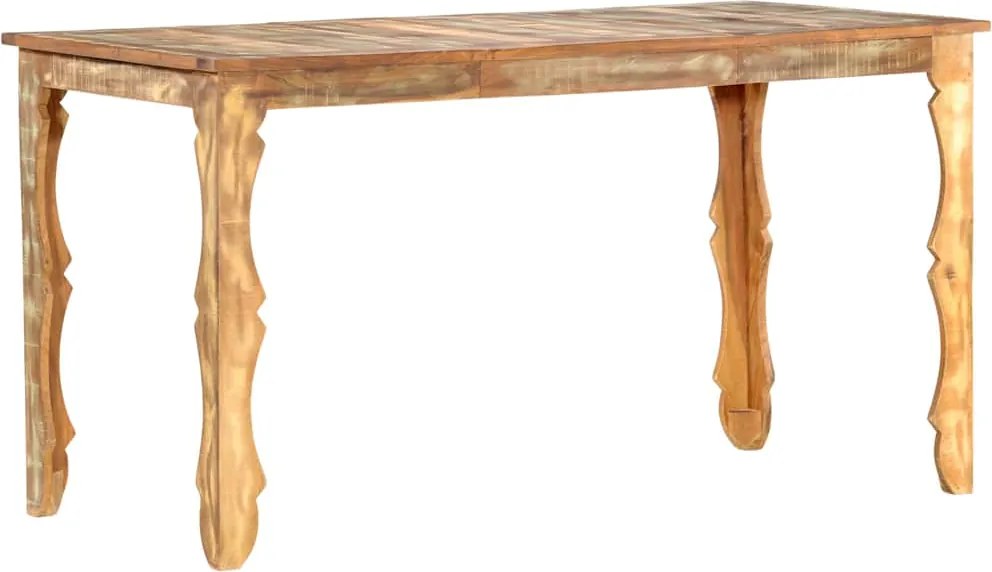 Jídelní stůl 140 x 70 x 76 cm masivní recyklované dřevo 286489