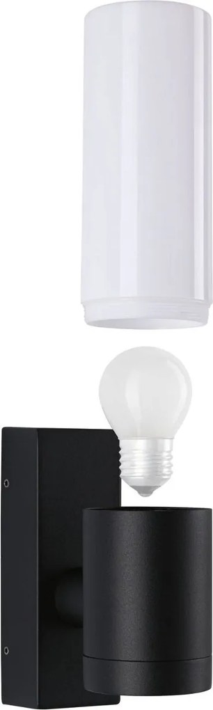 P 94787 Venkovní nástěnné svítidlo Tralia IP44 65x133mm max. 10W 230V antracit hliník - PAULMANN