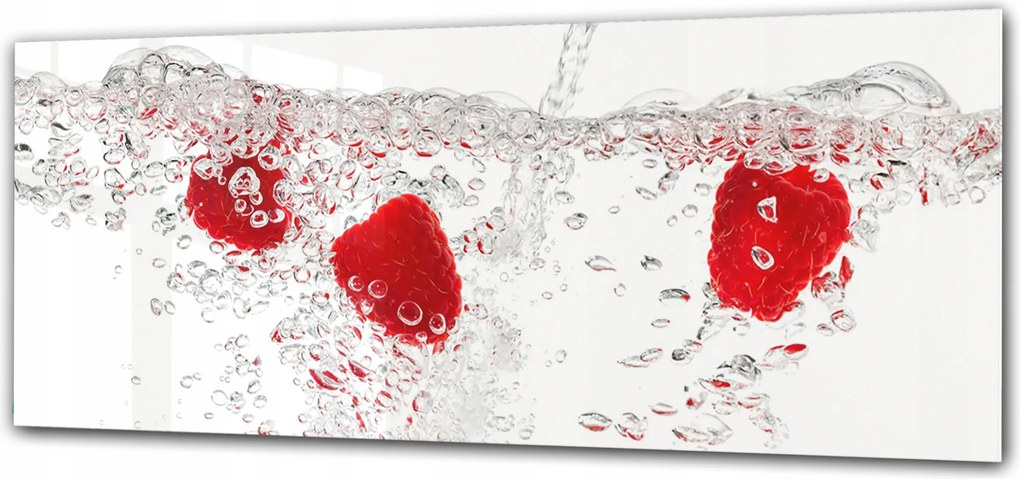 Skleněný obraz do obývacího pokoje 80x30 s potiskem papriky