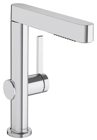 Hansgrohe Finoris Baterie umyvadlová se sprškou, s odtokem, chrom 76063000