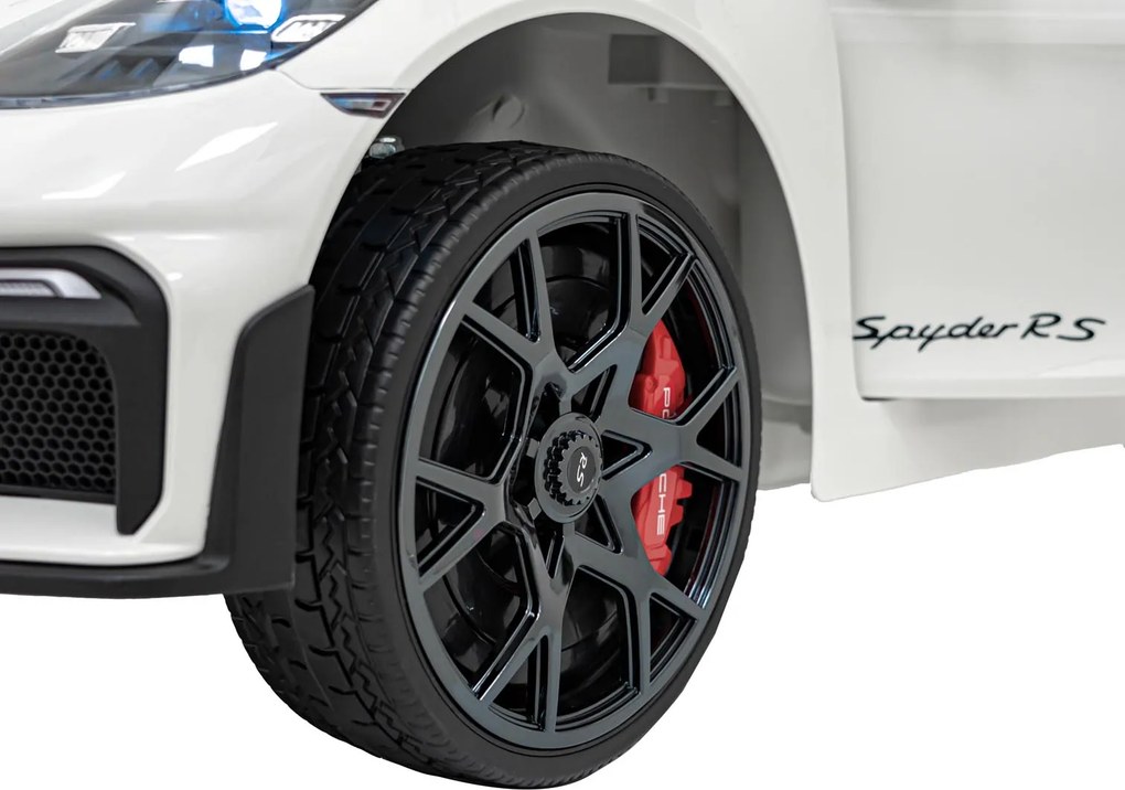 Ramiz Dětské autíčko Porsche Spyder RS 718, bílý lak