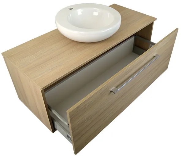 Comodo Koupelnová skříňka pod deskové umyvadlo Montana DU 120-HD, dub urban