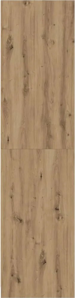 Šatní skříň dub artisan 80 x 50 x 200 cm kompozitní dřevo 3307728