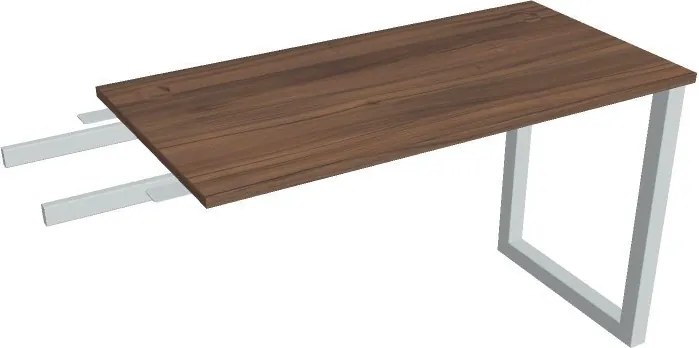 Hobis Pracovní stůl k řetězení do úhlu Hobis UEO 1200RU, bílá RAL 9016, deskaakát
