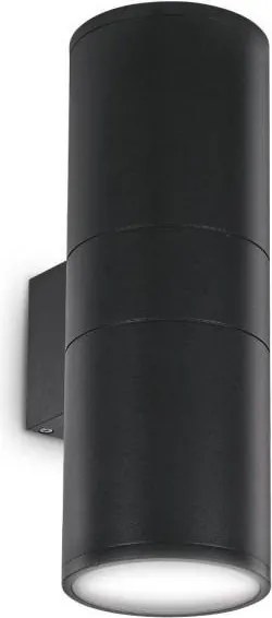 ILUX 092317 Venkovní nástěnné svítidlo Ideal Lux Gun AP2 big nero 092317 černé 31cm IP54 - IDEALLUX