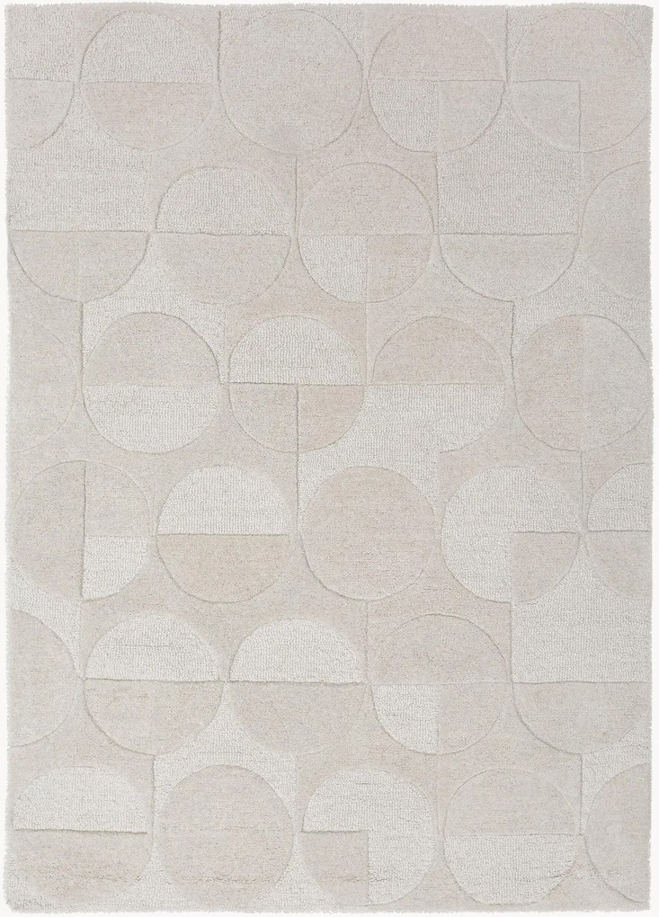 Ručně všívaný vlněný koberec's nízkým vlasem Gigi