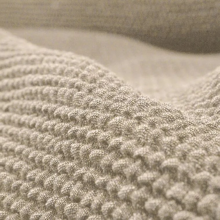 Super strečové potahy NIAGARA smetanová sedačka s otomanem vlevo (š. 200 - 300 cm)