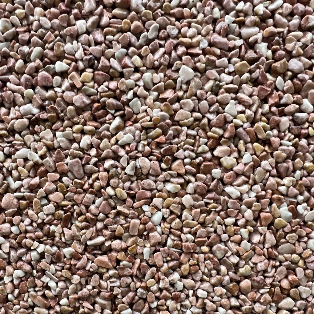 Báča Beton Kamenný koberec na podlahu Rosa del Garda Frakce: Střední (1 – 4 mm), vydatnost setu 1,8 m², Doporučené použití v: exteriéru - dvousložkový polyuretan