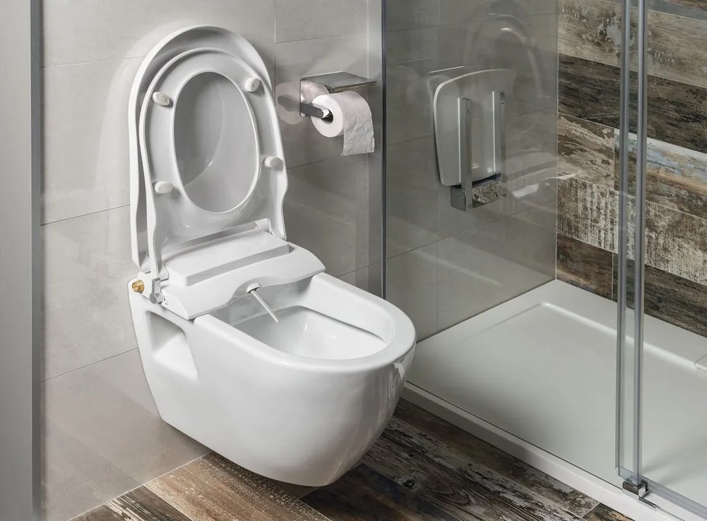 Sapho, CLEAN STAR bidetové sedátko, D-tvar, LB402