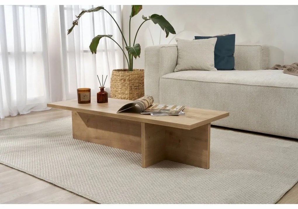 Konferenční stolek Harbor Sapphire Oak, dub sapphire