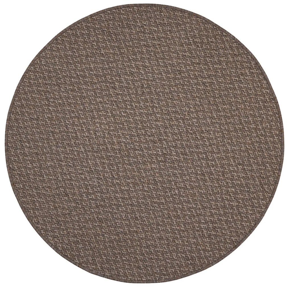 Vopi koberce Kusový koberec Toledo cognac kruh - 100x100 (průměr) kruh cm