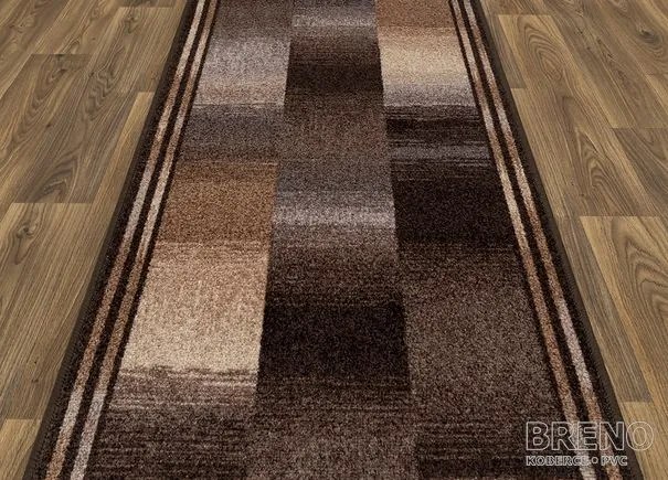 Breno Běhoun IKAT 49, šíře 100 cm, Vícebarevné/Hnědá