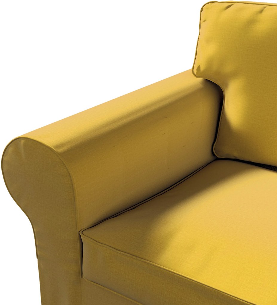 Potah na pohovku IKEA Ektorp 2-místná, nerozkládací barva žlutá látka sametová