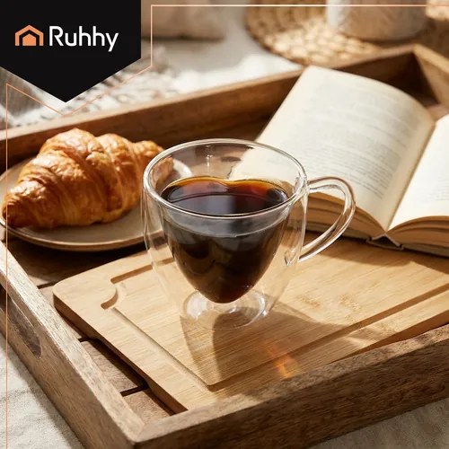 Ruhhy Termální sklo 240ml - Ruhha srdce 26906