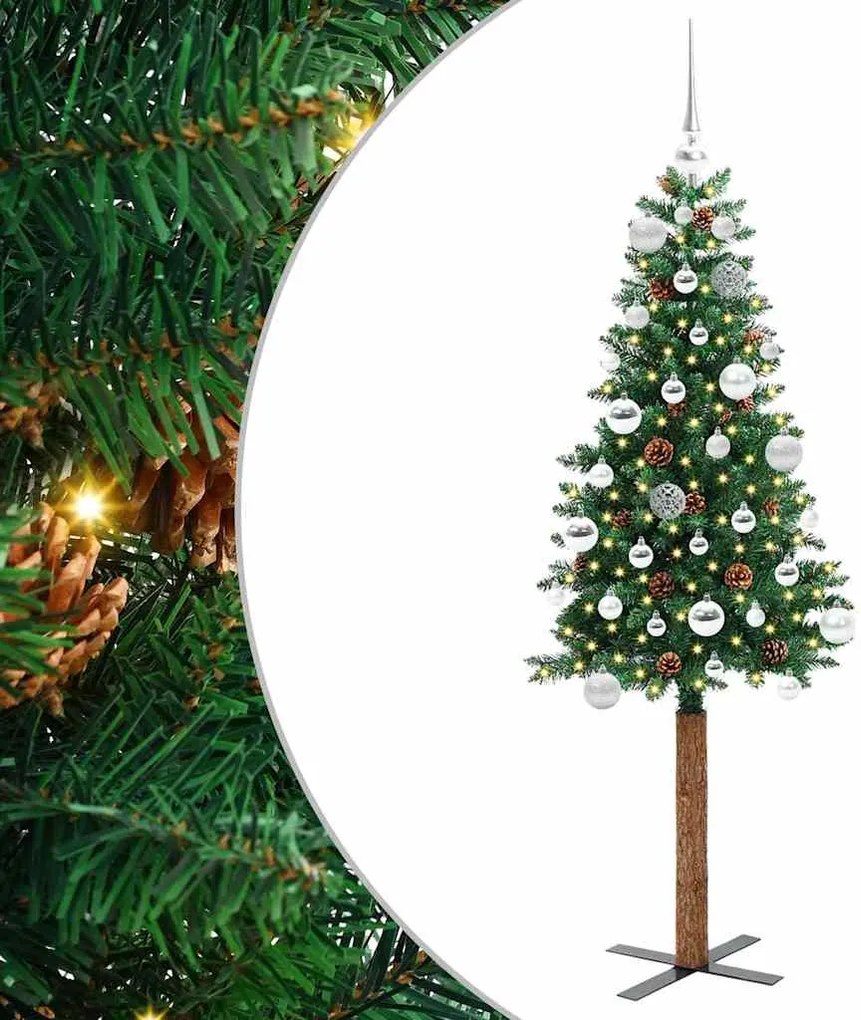 Úzký vánoční stromeček Zelená 150 cm 3394856