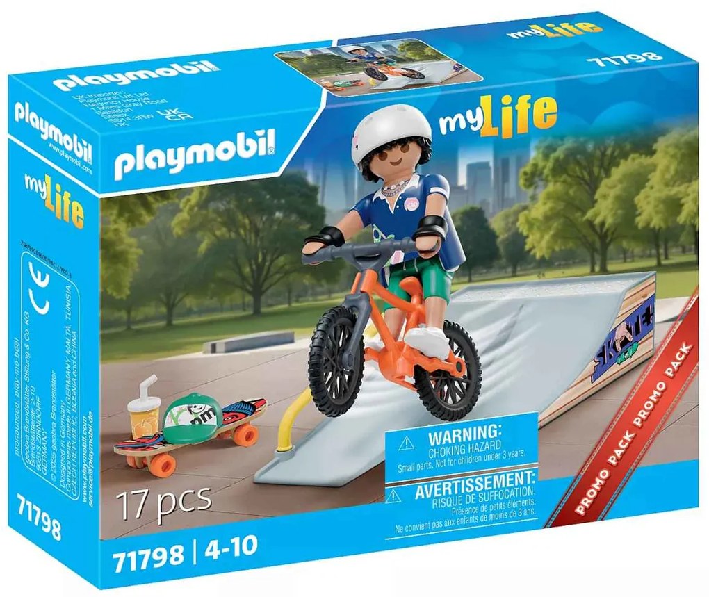 Playmobil 71798 skateboard s rampou