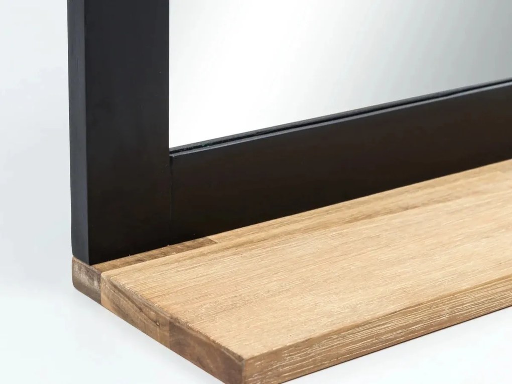 furniture-nabytek.cz - Masivní sada koupelnového nábytku Jolano z akáciového dřeva, lakovaná, hnědá