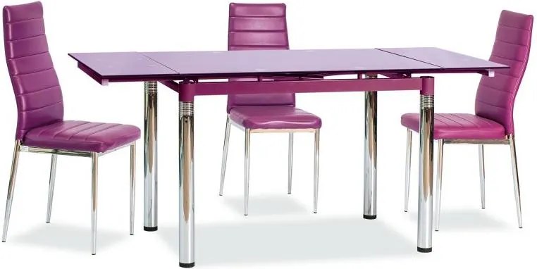 Jídelní stůl rozkládací GD-018 fialový