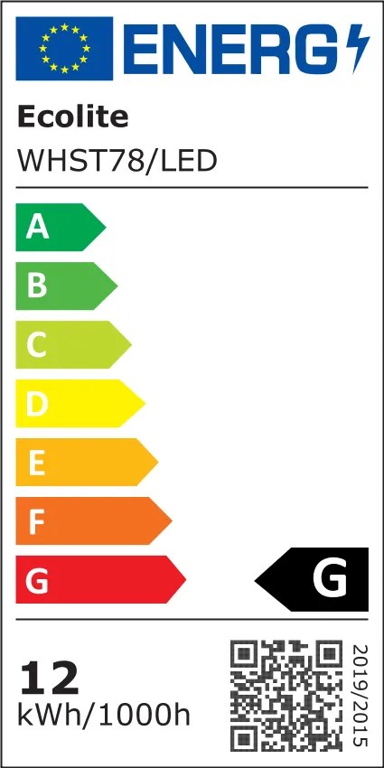 LED sv. s PIR,24xSMD,12W,4100K