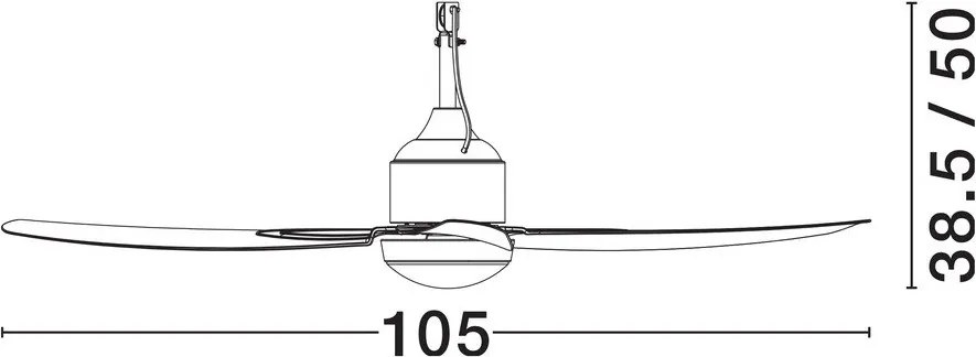 Matně černé kovové LED stmívatelné stropní svítidlo Blowy – Nova Luce