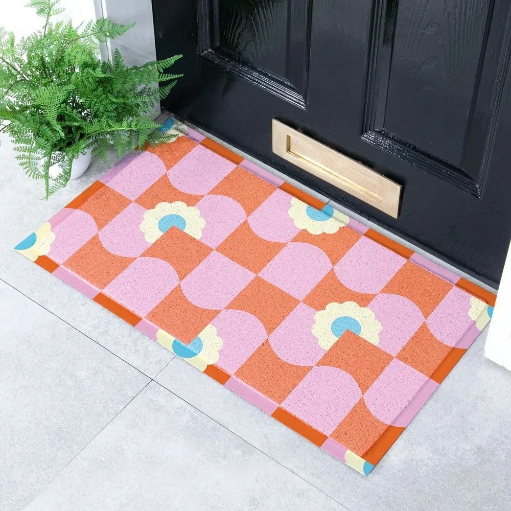 Rohožka z recyklovaného plastu 40x70 cm Elizabeth Olwen – Artsy Doormats