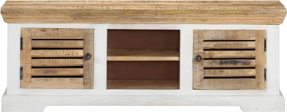 TV skříňka 110 x 30 x 40 cm masivní mangovníkové dřevo 337848