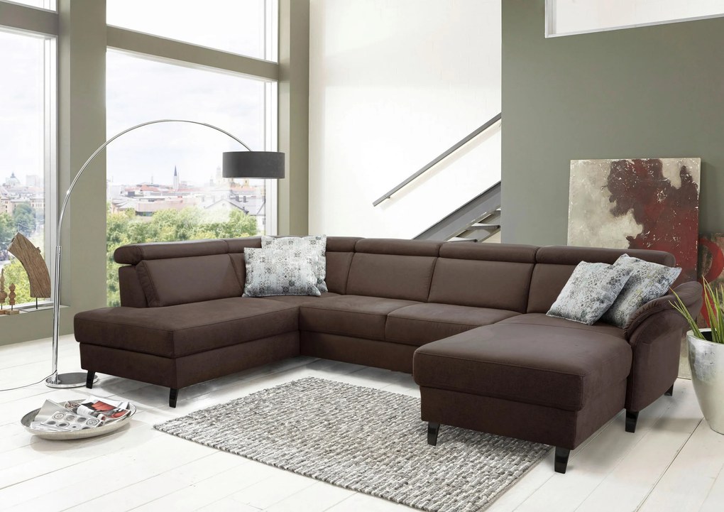 XXXLutz SEDACÍ SOUPRAVA, textil, koňaková Sit & More - Sedací soupravy - 000144005220
