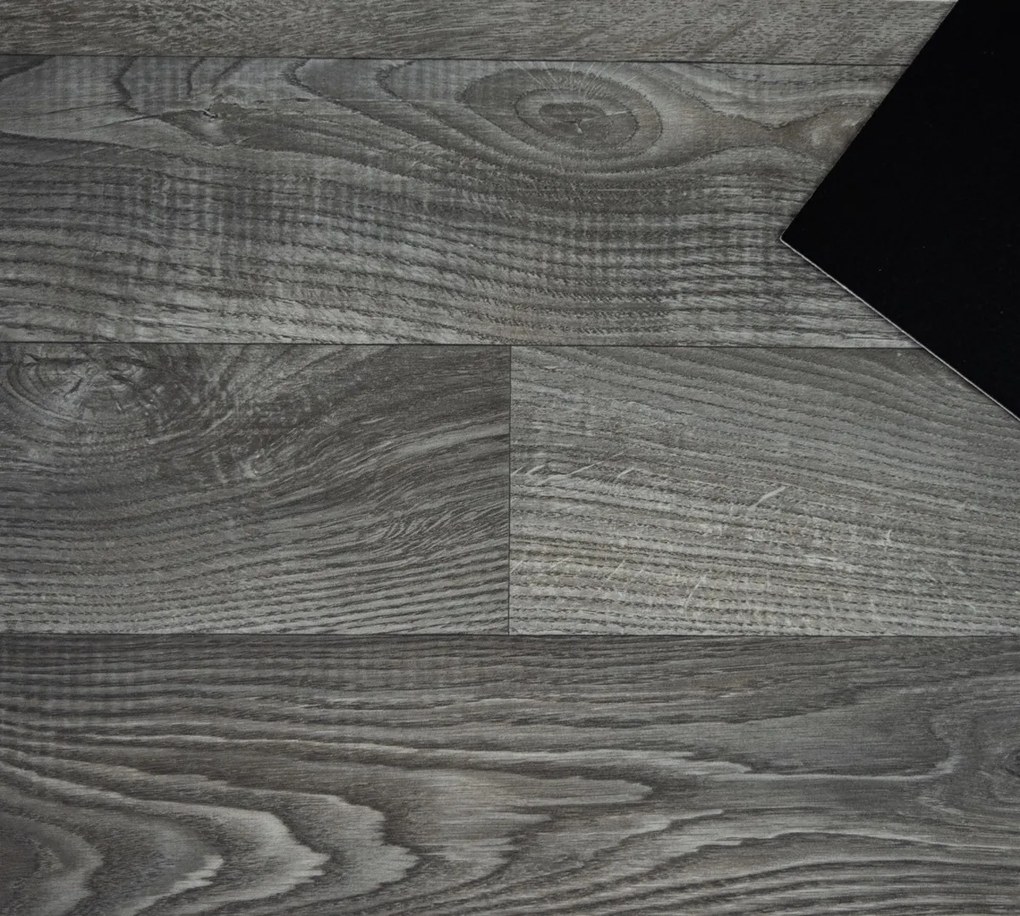 Beauflor, PVC podlaha - lino Blacktex White Oak 997D - dub, na míru, šíře 3m,4m, šedá, filc, chodba / předsíň