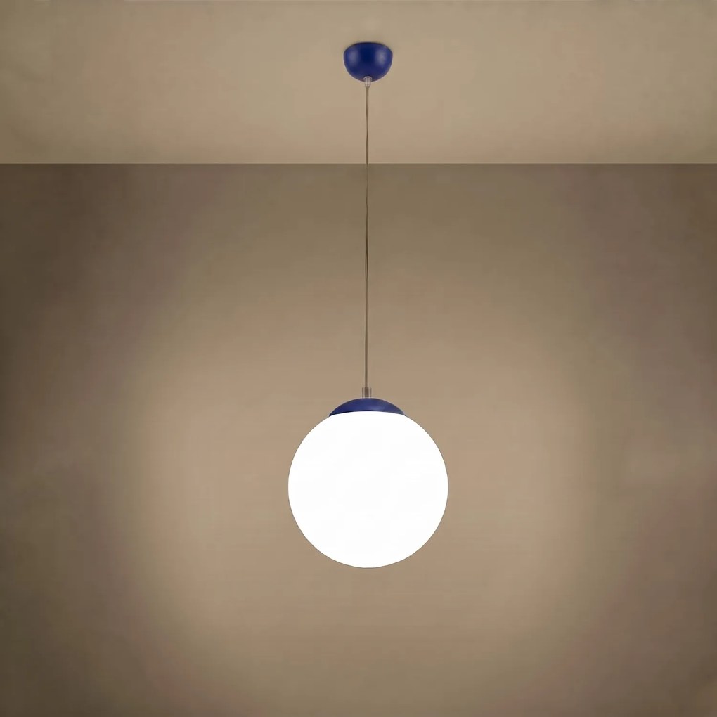 Sollux Lighting Závěsné svítidlo UGO 30 ultramarín